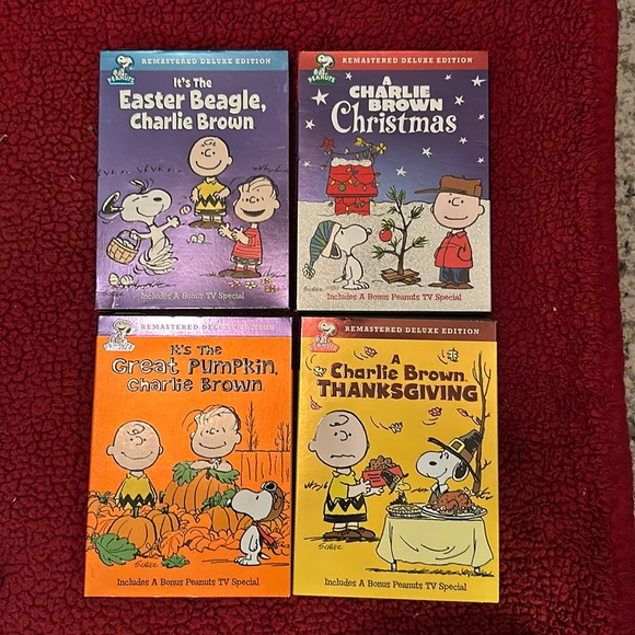 Media | Charlie Brown Dvds Set Of 4 | Poshmark